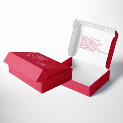 China Custom Recycled Corrugated Rigid Box for Luxury Jewelry Wig Cell Phone Nail Packaging for sale