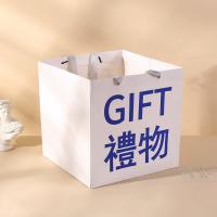 China Custom Brown Ribbon Handle Paper Bag for Clothing Recycled Kraft Paper 30x20x10cm for sale