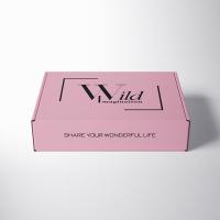China Custom Size Accepted Personalized Black Hat Five Layers Craft Paper Box for Clothing for sale