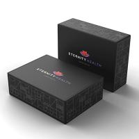 China Custom Corrugated Paper Box with Bronzing Dark Blue Eco Friendly for Donut Shirt Packaging for sale