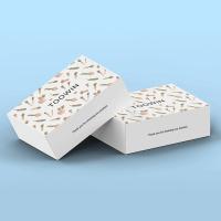 China Custom UV Printing Corrugated Paper Boxes for Clothing Makeup Desserts 3000sqm Factory for sale