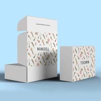 China Custom UV Printing Corrugated Paper Boxes for Clothing Makeup Desserts 3000sqm Factory for sale