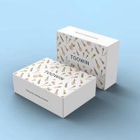 China Custom UV Printing Corrugated Paper Boxes for Clothing Makeup Desserts 3000sqm Factory for sale