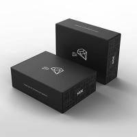 China Custom Corrugated Square Paper Packaging Box Hot Silver Cyan Finish for Frozen Products Shoes Perfume for sale
