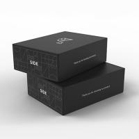 China Custom Corrugated Square Paper Packaging Box Hot Silver Cyan Finish for Frozen Products Shoes Perfume for sale