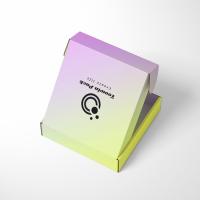 China Custom Corrugated Paper Box for Food Candle Gift Packaging with Matte Lamination for sale