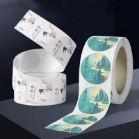 China Custom Waterproof Thank You Sticker Die Cut Adhesive Vinyl PVC Label 3-5 Days Delivery for sale