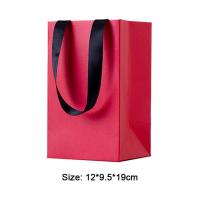 China Eco Friendly Kraft Paper Grocery Bag with Handle Custom Size for Fast Food Takeaway for sale