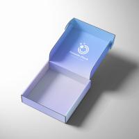 China Eco Friendly Corrugated Paper Disposable Bento Box Custom Size Gray Display Packaging for sale