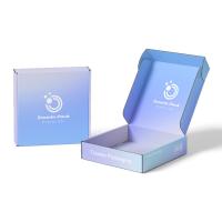 China Eco Friendly Corrugated Paper Disposable Bento Box Custom Size Gray Display Packaging for sale