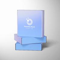 China Eco Friendly Corrugated Paper Disposable Bento Box Custom Size Gray Display Packaging for sale