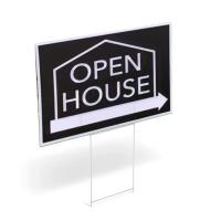 China Custom Die Cut Lawn Sign 18x24 Inch Polypropylene Yard Sign OEM ODM for Weddings for sale