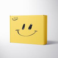 China Custom Corrugated Paper Box for Sunglasses Varnishing Blue OEM Packaging 3000sqm Factory for sale
