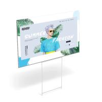 China Toowin 18x24 Inch Aluminum Yard Signs with Sunscreen Panels for Presidential Campaigns for sale