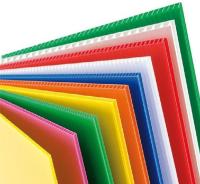 China Toowin Corrugated Wave Plastic Yard Signs 18x24 Inch Blank Sheets in Blue Red Green White Yellow for sale