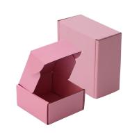 China Custom Shape Hand Held Corrugated Kraft Paper Boxes for Beverage Food Packaging 7 Day Delivery for sale