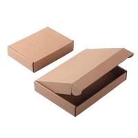 China Custom Shape Hand Held Corrugated Kraft Paper Boxes for Beverage Food Packaging 7 Day Delivery for sale