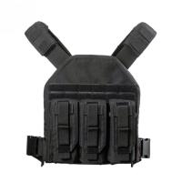 China Ultralight Nylon Tactical Plate Carrier MOLLE Combat Vest With Quick Release Rescue Handle for sale