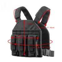 China Ultralight Nylon Tactical Plate Carrier MOLLE Combat Vest With Quick Release Rescue Handle for sale