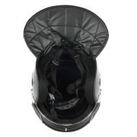China Black Anti Riot Tactical Helmet Riot Control Helmet With Metal Mesh Visor ABS PC Shell for sale