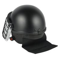China Impact Resistant Anti Riot Tactical Helmet Ergonomic With Metal Mesh Visor for sale