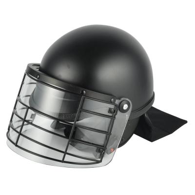 China Impact Resistant Anti Riot Tactical Helmet Ergonomic With Metal Mesh Visor for sale