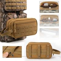 China Waterproof Multi Compartment Outdoor Organizer Bag 11x15x26cm Tactical Toiletry Bag for sale