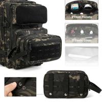 China Waterproof Multi Compartment Outdoor Organizer Bag 11x15x26cm Tactical Toiletry Bag for sale