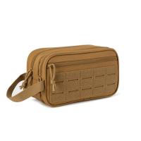 China Waterproof Multi Compartment Outdoor Organizer Bag 11x15x26cm Tactical Toiletry Bag for sale