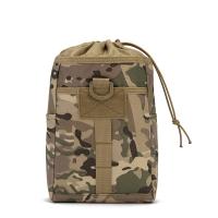 China Tactical MOLLE Water-Resistant Foldable Utility Pouch - 1.2L Collapsible Waist Pack for Hiking, Camping & Cycling (4 Colors) for sale