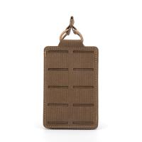China 5.56mm Laser-Cut Single Molle Pouch - Compact Tactical Accessory Bag with Adjustable Belt/Webbing Mount (70g Lightweight, 5 Colors) for sale