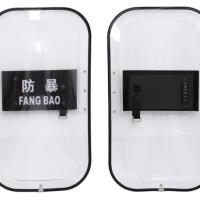 China Lightweight Anti Riot Shield PC Shield With 342J Impact Rating Ergonomic Grip for sale