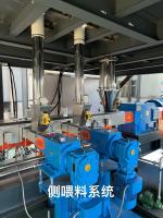 China Rust Resistance Double Screw Plastic Extruder High Speed For PP PE PS PA PET for sale