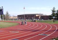 China Spray Permeable Running Race Track , Synthetic Outdoor Running Track Surface for sale