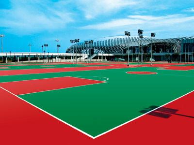 China Basketball Court PU Sports Flooring Multi Purpose Contracting Waterproof  for sale