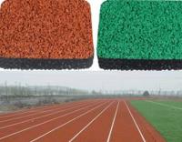 China Polyurethane Rubber Athletic Track , Sports Outdoor Running Track Surface for sale