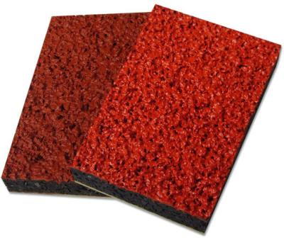 China Athletics Running Track Surface Material , Synthetic Indoor Running Track Flooring for sale