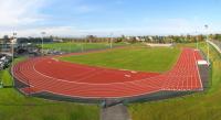 China Water Resistant Jogging Track Flooring , Thick Protective Soft Track Surfaces for sale