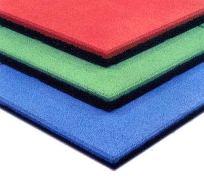 China Safe Durable Epdm Rubber Flooring , Rubber Sports Flooring Environmentally for sale
