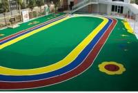 China Pour In Place Playground Surface Materials For Kids Playing Polyurethane Resin Material for sale