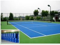 China Basketball / Tennis Court Flooring 3 - 8mm Thickness With Sandwich System for sale