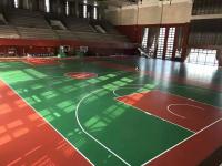 China 3 - 8mm Outdoor Basketball Flooring , ITF Certificate Sports Gym Flooring for sale