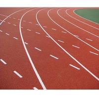 China Polyurethane Tartan Athletics Track , Safe 13mm Synthetic Athletic Track for sale