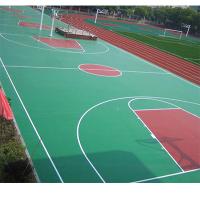 China Colored PU Sports Flooring Materials For Multi Purposed Surface Refresh Builder for sale