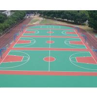 China Outdside Seamless Tennis Court Flooring Thick Polyurethane Material Full System for sale