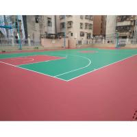 China Tennis / Badminton Court Synthetic Flooring , 3mm Recycled Basketball Court Flooring for sale