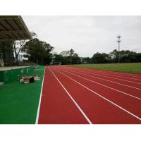 China Plastic Playground Surface Materials International Standard For Athletic Running Track for sale