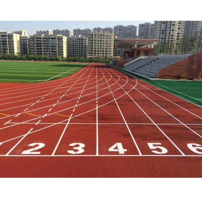 China Spray Coat Epdm Rubber Flooring , Permeable Athletic Epdm Seamless Flooring for sale