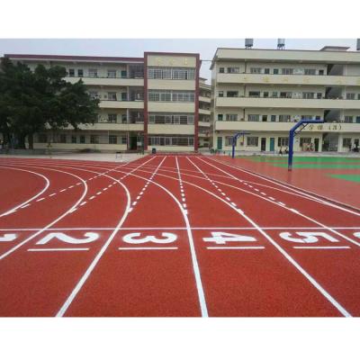 China Polyurethane Jogging Track Flooring , Comfortable Synthetic Jogging Track  for sale