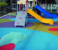 China Pour In Place Playground Surface Materials Pressure Resistant Easy To Install for sale